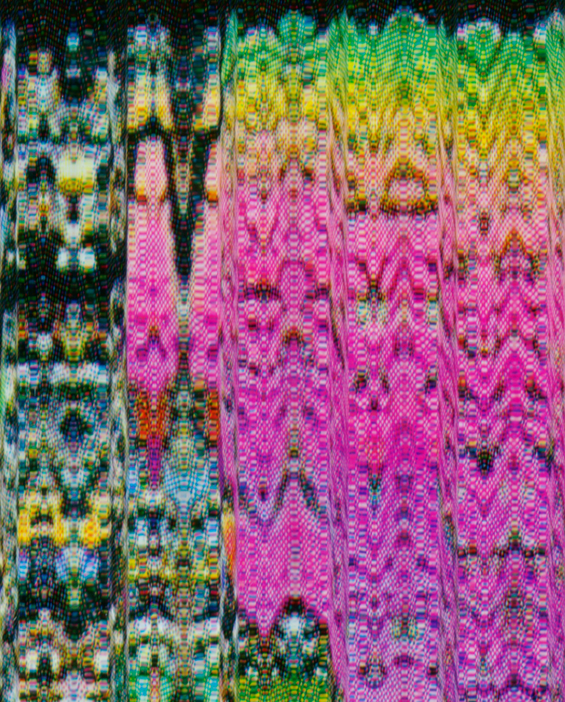 Tauba Auerbach - Prism Scan III (Cross Polarized Chondrite)